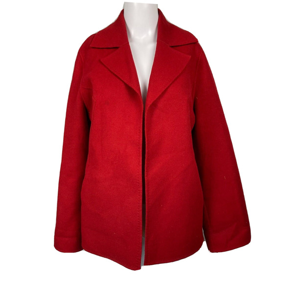 Talbots | Jackets & Coats | Talbots Jacket Blazer Women Sz 4 Red Wool ...